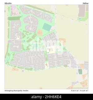 Atlas map of Helsingborg in Sweden Stock Photo - Alamy