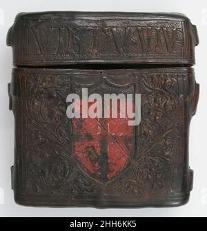 Book Box, 15th century, Italian, Medium: Cuir bouilli (tooled leather ...