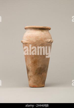 Wavy-handled ware jar, Predynastic, Naqada II, ca. 3500 B.C., From ...