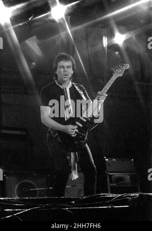 Guitarist Graeme Douglas of Eddie and the Hot Rods performing at the ...