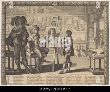 The Noble Artist Painting Louis XIII 2012 by Abraham Bosse Stock Photo ...