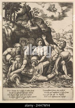 River gods consoling Peneus for the Loss of his Daughter, Daphne from ...