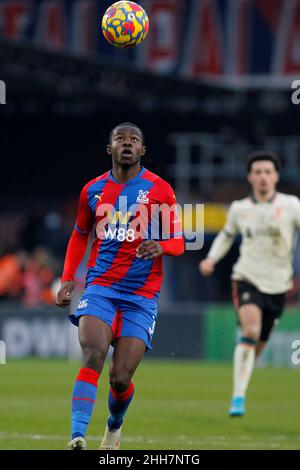#3, Tyrick Mitchell of Crystal Palace in attacking action during the ...