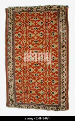 This 16th-century wool carpet from Western Anatolia, specifically Ushak ...
