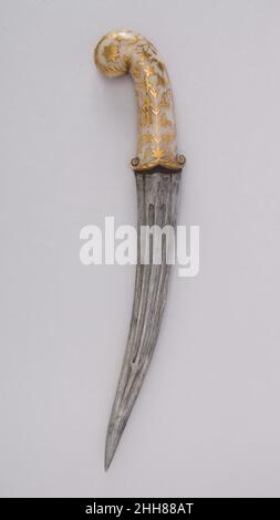 Dagger (Khanjar) 19th century Indian, Mughal. Dagger (Khanjar) 31443 Stock Photo - Alamy
