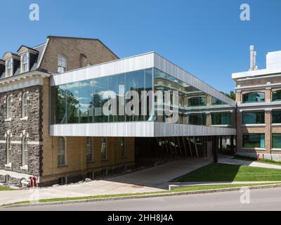 Milstein Hall at Cornell University designed by Rem Koolhaas Stock ...