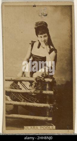 Clara Poole, from the Actors and Actresses series (N145-8) issued by ...