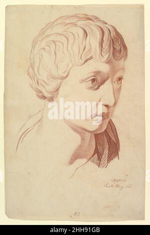 Idealized Head Looking Right, copied after the Antique 1953 by Johann ...