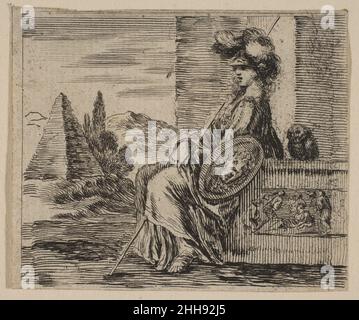 Pallas, from 'Game of Mythology' (Jeu de la Mythologie), Etched by ...