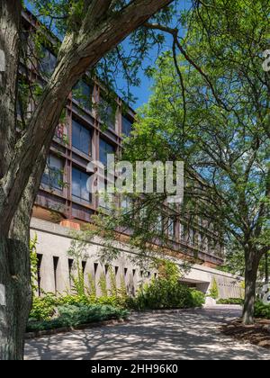 Uris Hall at Cornell University designed by Gordon Bunshaft Stock Photo ...