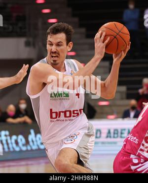Bonn, Germany. 23rd Jan, 2022. Basketball Bundesliga, Matchday 18, BBL ...