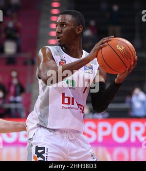 Bonn, Germany. 23rd Jan, 2022. Basketball Bundesliga, Matchday 18, BBL ...