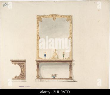 Design for a Pier Table early 19th century Anonymous, British, 19th ...