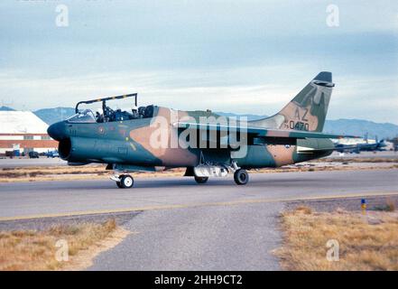 152d Tactical Fighter Squadron A-7K Corsair II 79-0465 Stock Photo - Alamy