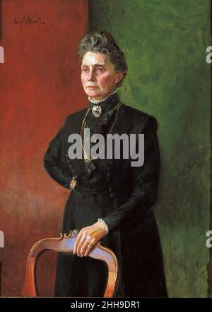Anna Rogstad, maleri av Eyolf Soot, 1914 (cropped Stock Photo - Alamy