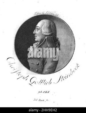 Steinbeck, Christoph Gottlieb Stock Photo - Alamy