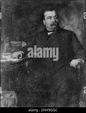 Grover Cleveland 1891 by Eastman Johnson Stock Photo - Alamy
