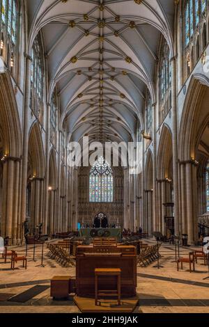 YORK MINSTER (1220-1472) YORK ENGLAND UNITED KINGDOM Stock Photo - Alamy