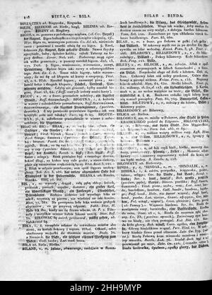 Slownik jezyka polskiego tom 1 108 Stock Photo - Alamy