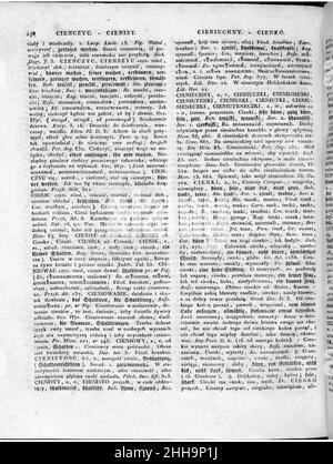 Slownik jezyka polskiego tom 1 298 Stock Photo - Alamy