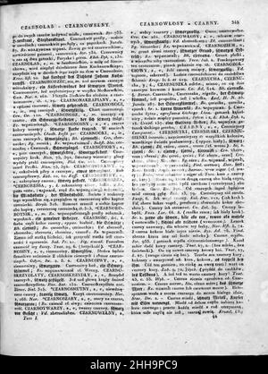 Slownik jezyka polskiego tom 1 345 Stock Photo - Alamy