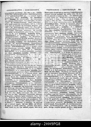 Slownik jezyka polskiego tom 1 387 Stock Photo - Alamy