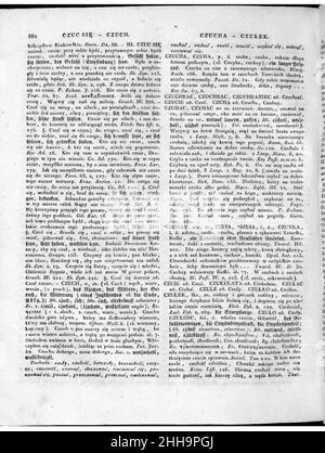 Slownik jezyka polskiego tom 1 382 Stock Photo - Alamy