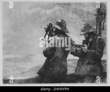 Winslow Homer, Eight Bells, painting, 1886 Stock Photo - Alamy