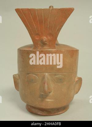 The 'Bridge and Spout Bottle' is a ceramic vessel from the 18th century ...