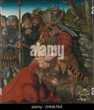 The Martyrdom of Saint Barbara by Lucas Cranach the Elder Stock Photo ...