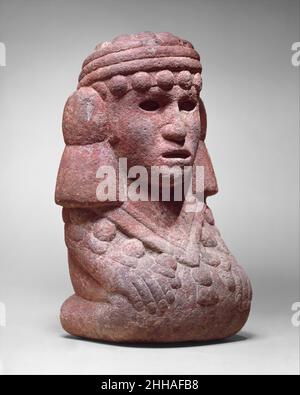 Tlaloc, Aztec God of Rain and fertility, stone carving, with tears ...