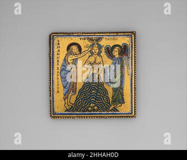 This South Netherlandish altar cross base from ca. 1160 features the ...