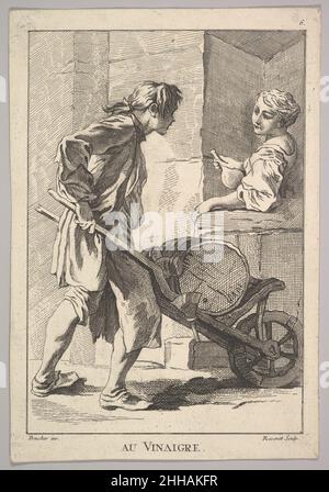 Reverse copy of Au Vinaigre (Vinegar), from Le Cris de Paris (The Cries ...