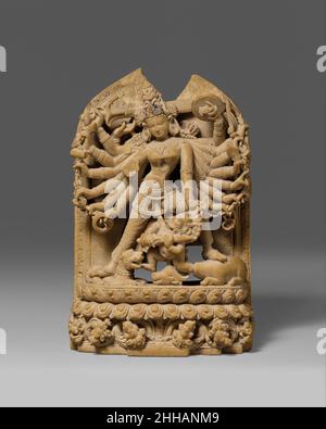 Durga as Slayer of the Buffalo Demon Mahisha Mahishasura Mardini14th ...