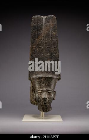 Stone Head of God Amun, Great Hypostyle Hall, Karnak Temple Complex ...