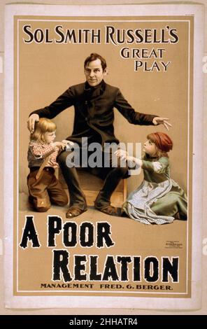 Sol Smith Russell's great play, A poor relation Stock Photo - Alamy