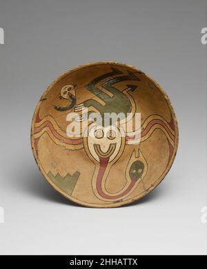 Rattle Bowl, Trophy-Head Deity 3rd–1st century B.C. Paracas Paracas ...