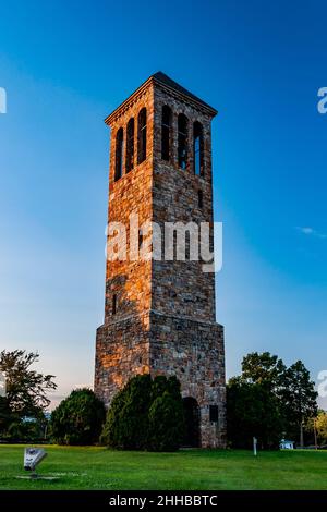 The Singing Tower at Sunset, Luray Virginia USA, Luray, Virginia Stock ...