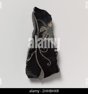 Obsidian revetment slab fragment, Early Imperial, 1st century A.D ...