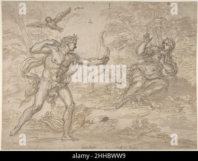 Apollo and Coronis., Giovanni Battista Foggini, 1652–1725 Stock Photo ...