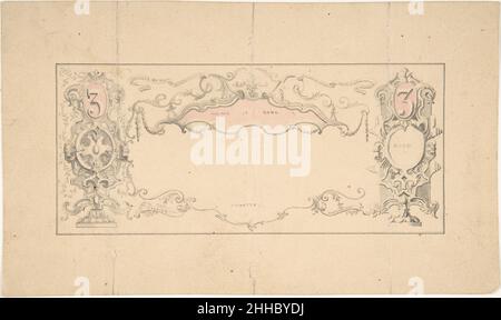 Design for Banknote, Robert William Hume, 1830–1904 Stock Photo - Alamy