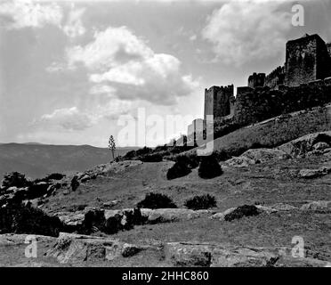 South West Walls of Castellar Stock Photo - Alamy