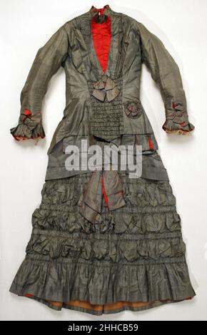 Dress, American, ca. 1882, American Stock Photo - Alamy