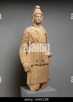 Limestone statue of Artemis Bendis Hellenistic 3rd century B.C. Cypriot ...
