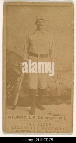Wilmot, Left Field, Chicago, from the Old Judge series (N172) for Old ...