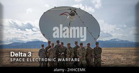Space Force Delta Garrisons Graphic Stock Photo - Alamy