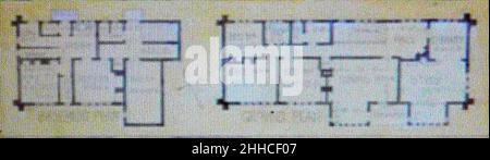 Spade House drawings (2 Stock Photo - Alamy