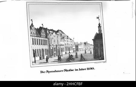 'Spandauer Strasse Berlin um 1690' is a historical view of Berlin’s ...