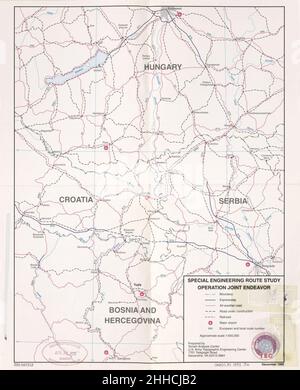 Special engineering route study Operation Joint Endeavor : [northern ...