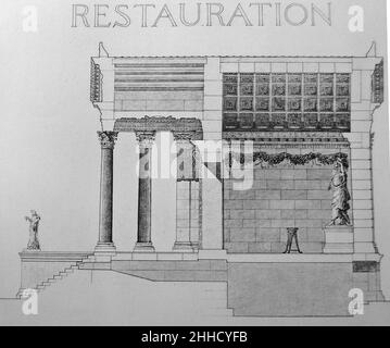 SPLIT-Temple restitution 2 Stock Photo - Alamy